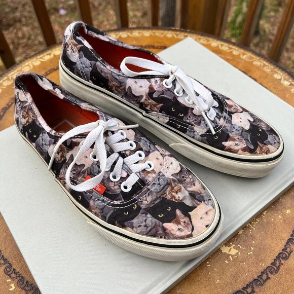 Vans | Shoes | Vans Limited Edition Aspca Catkitty Print Rare Unisex ...